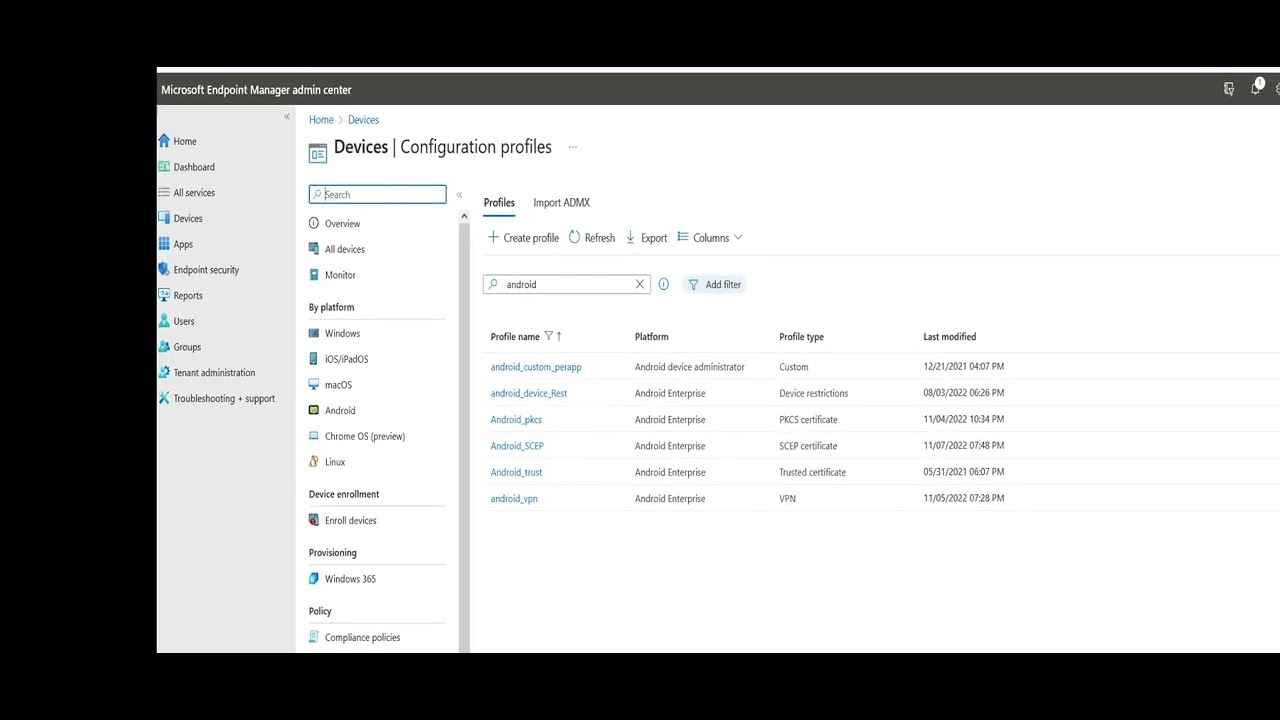 Microsoft Intune Configuration for Compliance Retrieval Service - YouTube