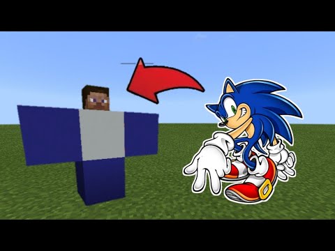 Minecraft:How to Spawn Sonic in Minecraft Pocket Edition/MCPE - YouTube