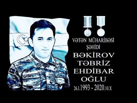 ŞƏHİD TƏBRİZ EHDİBAR OĞLU BƏKİROVUN MÖVLUD GÜNÜNƏ HƏSR OLUNUB -  YAQUT  ALMAZ