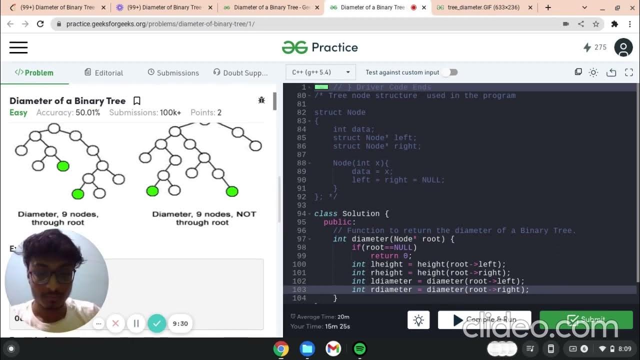 Diameter of a Binary Tree | FAANG | Google | Amazon | Microsoft | Oracle | Love Babbar DSA Sheet ...