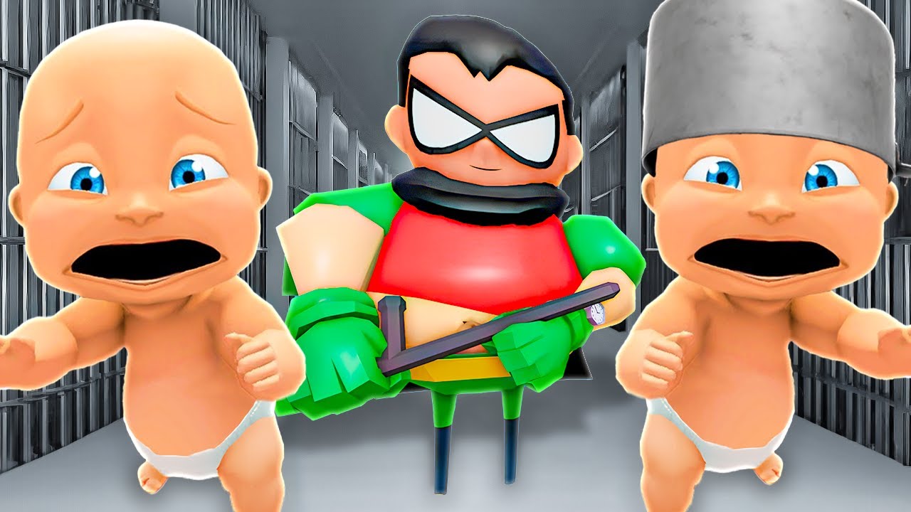 Babies Escape TEEN TITANS GO Prison! - YouTube