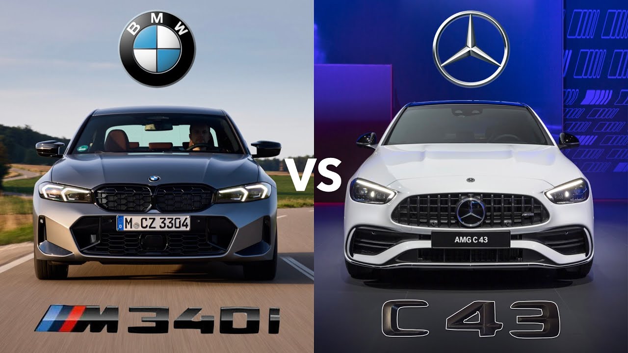 Mercedes Benz C43 Amg Vs Bmw M340i