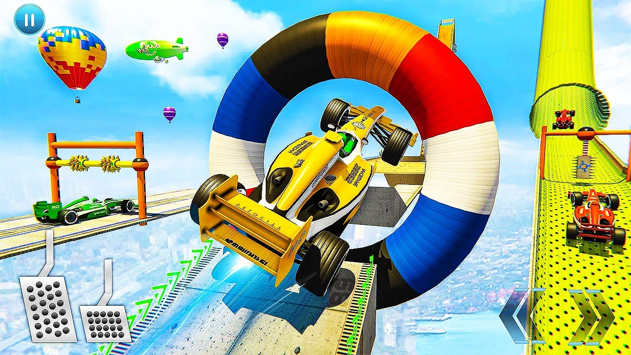 Formula Car Stunt Games Gt Racing Car Games 2020 - 3D Ramp Formula Race ...