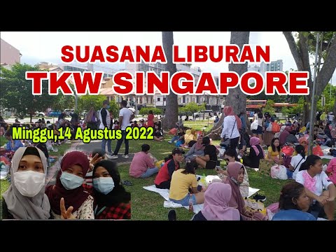 Beginilah Suasana Hari Libur Untuk TKW di Singapore ❗Asyikkkk Seruuu Banget @AsihNgawi