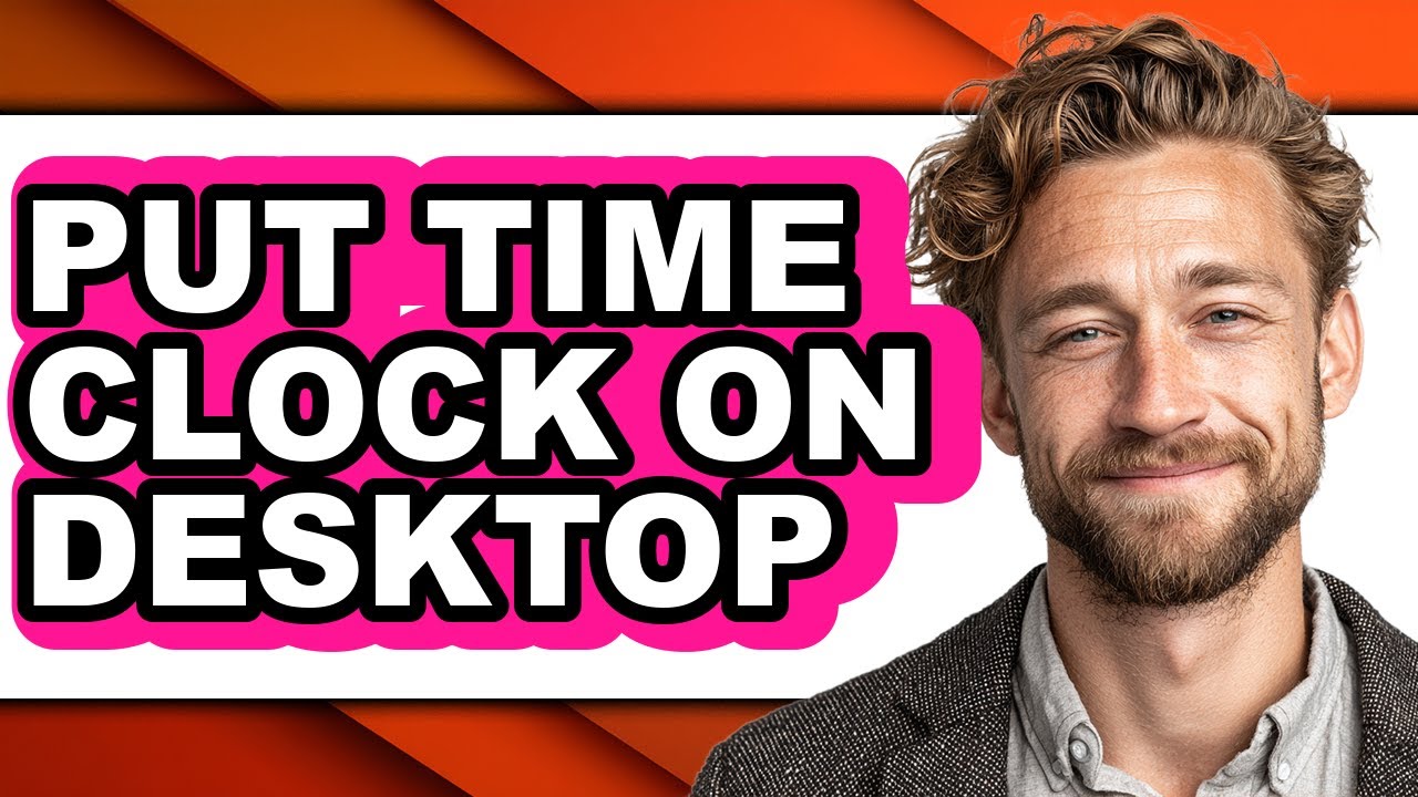 How to Put Time Clock on Desktop - Step by Step - YouTube