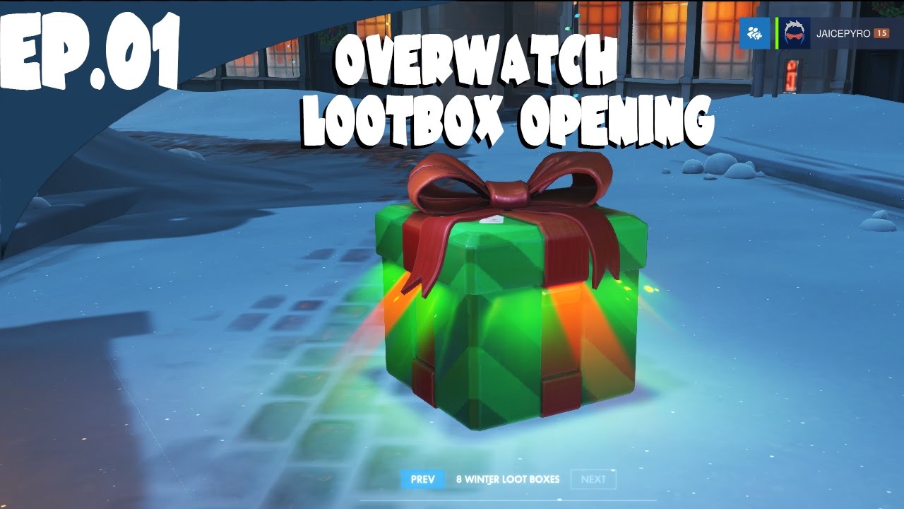 Overwatch: Loot Box Opening - Episode 1 - LATE NIGHT CHRISTMAS BOX ...