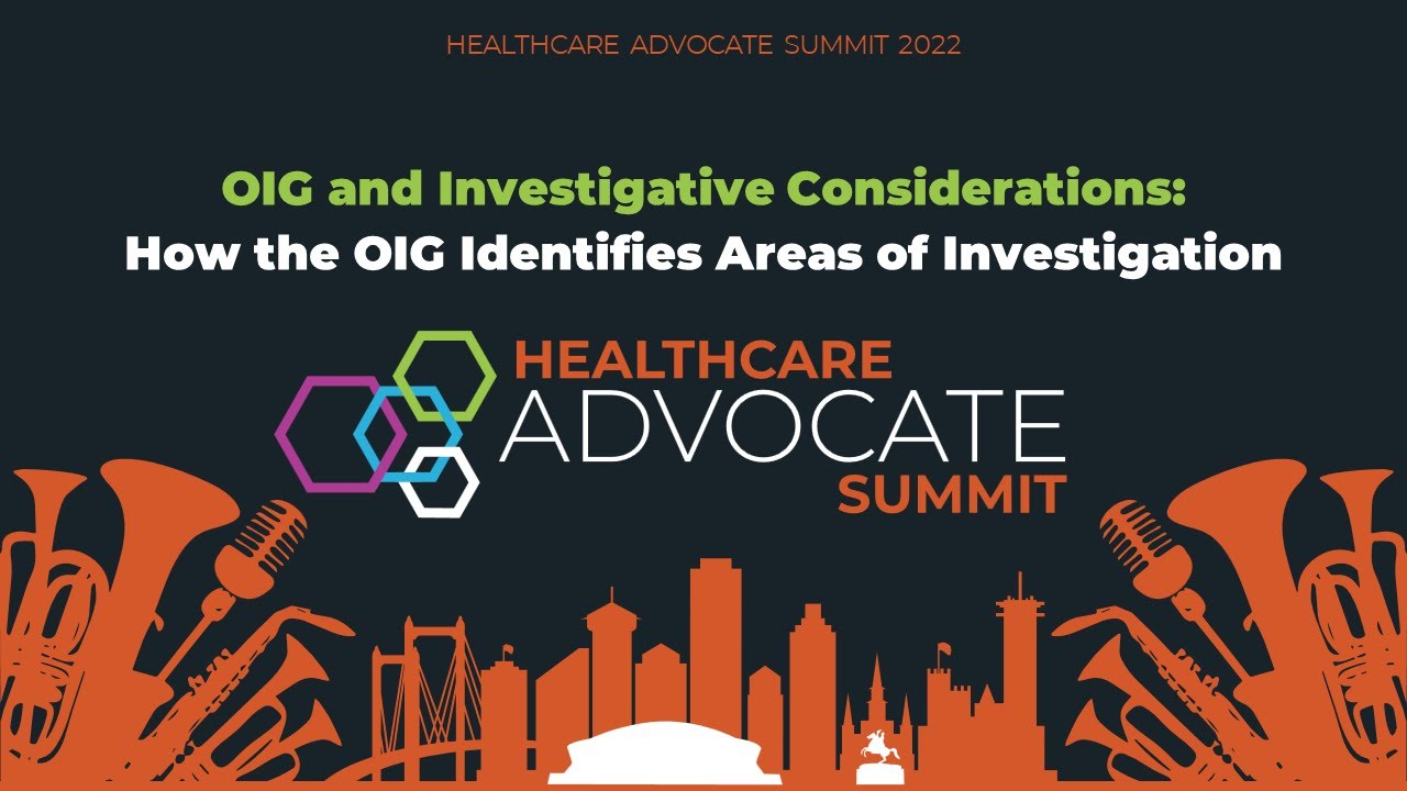 OIG and Investigative Considerations: How the OIG Identifies Areas of ...