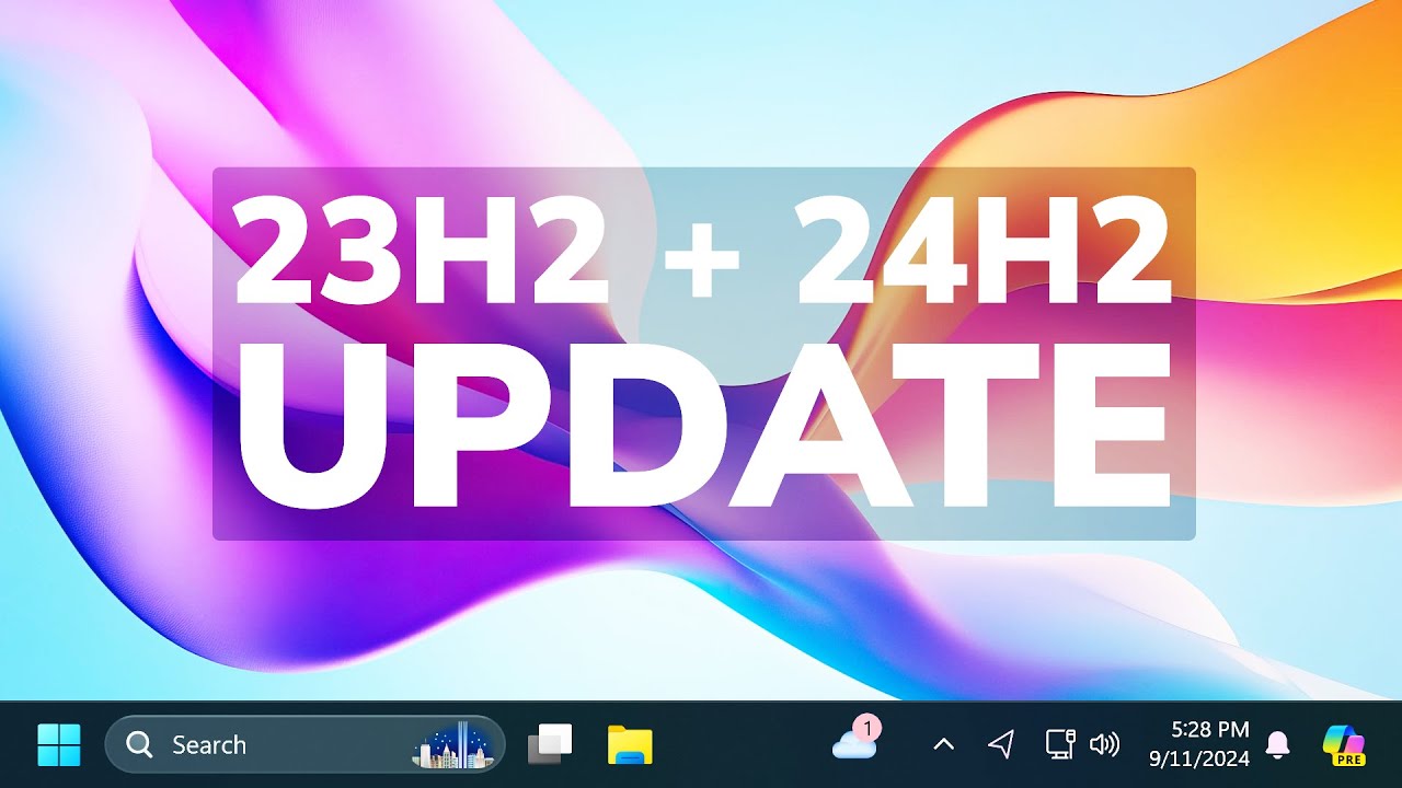 New Windows 11 23H2 + 24H2 September 2024 Update – New Features in the ...