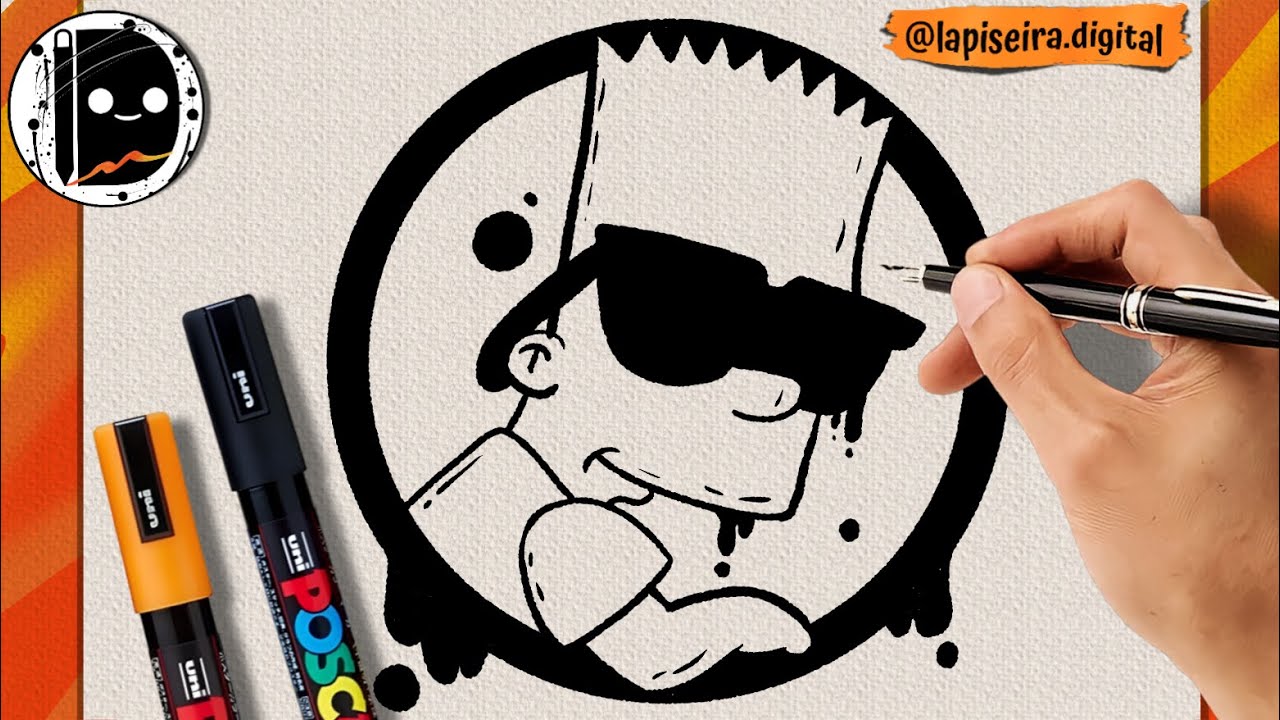 Como desenhar o bart simpson passo a passo - YouTube