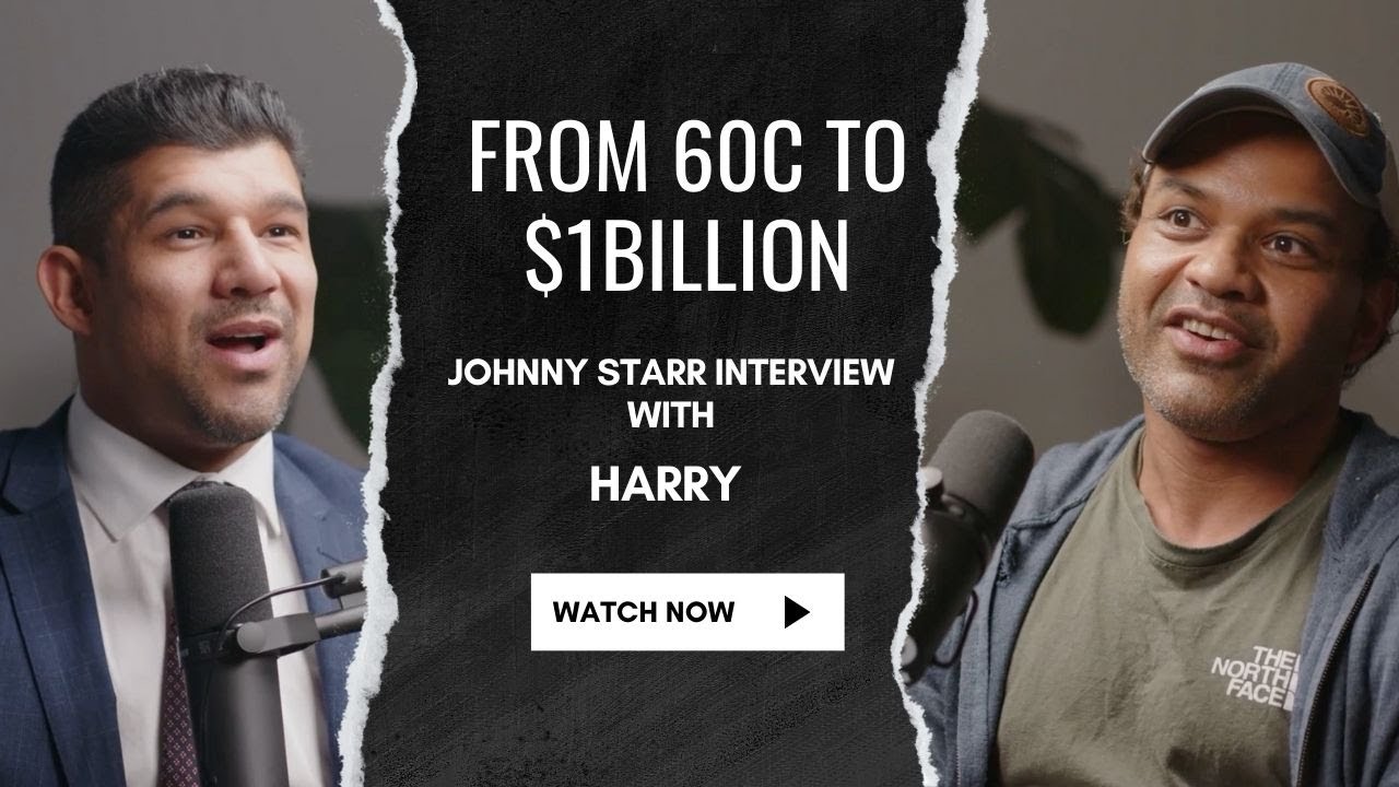 From 60c to $1BILLION - Johnny Starr interview with Pankaj Goyal (Harry) - YouTube