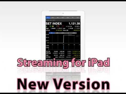 แนะนำโปรแกรมSettrade Streaming for iPad - YouTube