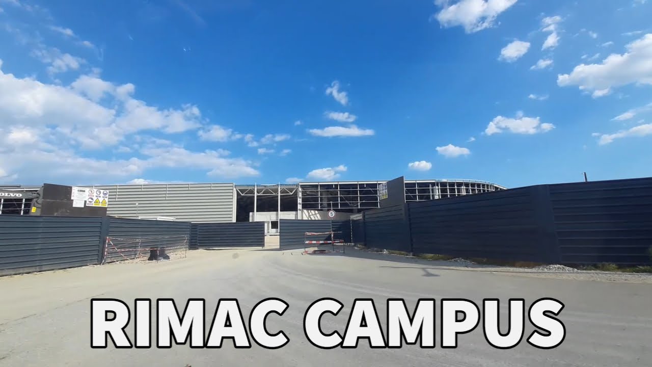 Rimac Campus in Construction Summer 2022 UPDATE - YouTube