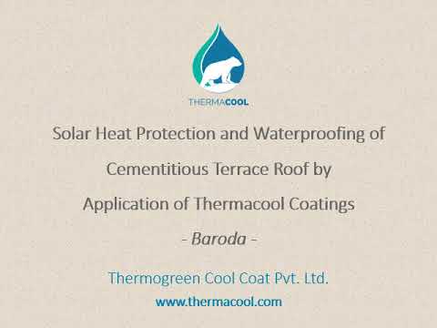 Cool Roof n Waterproofing of Concrete Terrace with Thermacool IIT-B ...