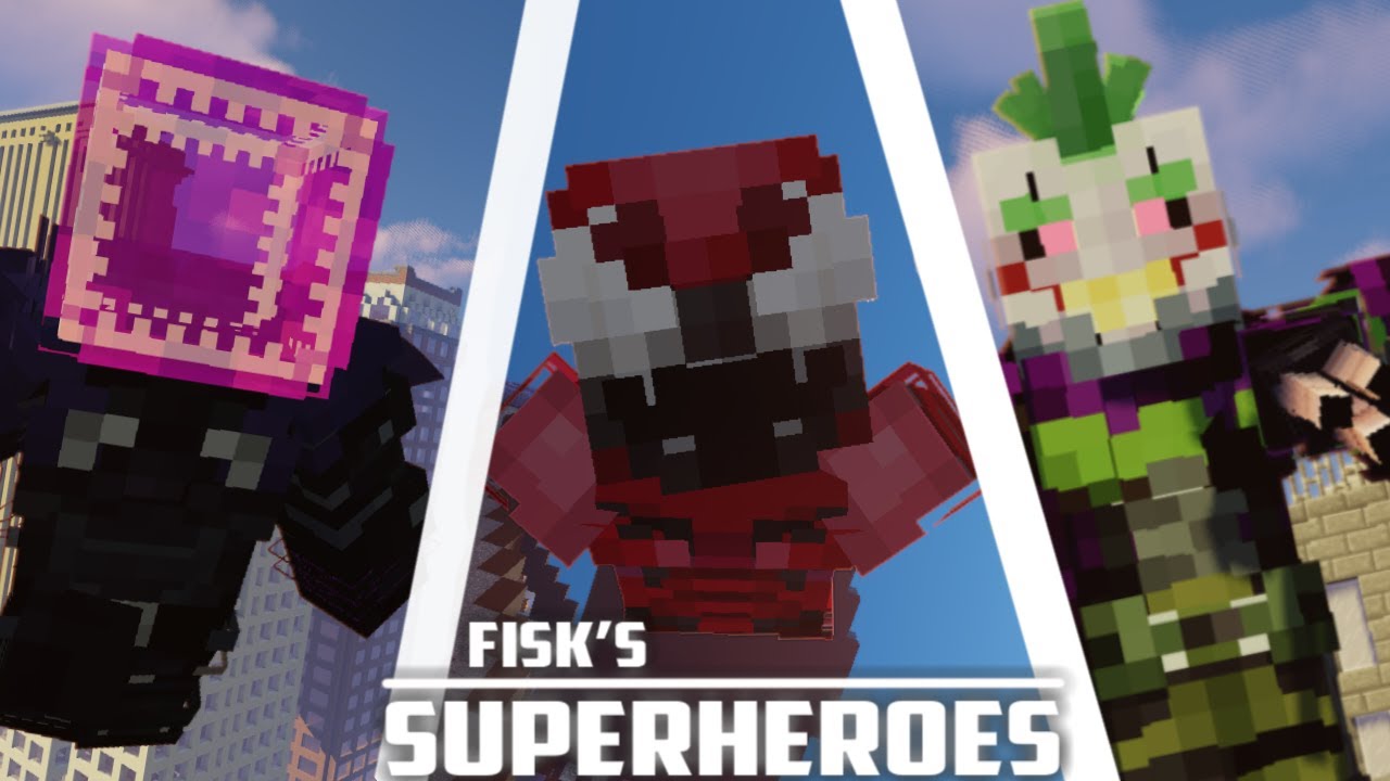 Cyberpunk Joker & The Trickster? Minecraft Fisk Superheroes (The Pack ...