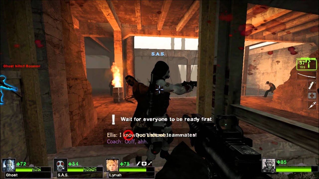 L4D2 Hard Rain walkthrough full HD - YouTube