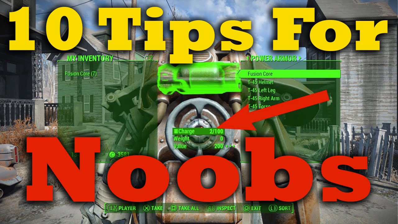 Fallout 4 Tips & Tricks: 10 Quick Tips for Noobs - YouTube