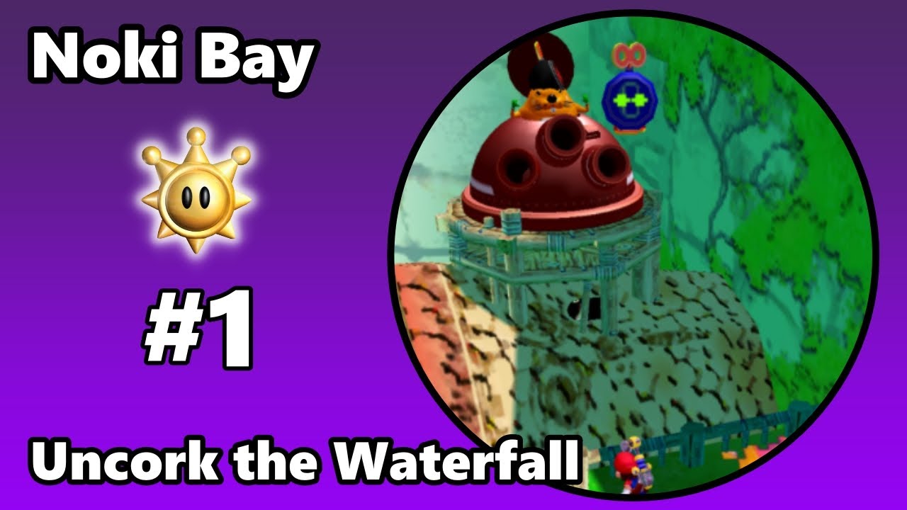 Super Mário Sunshine - Noki Bay #1 - Uncork the Waterfall - YouTube