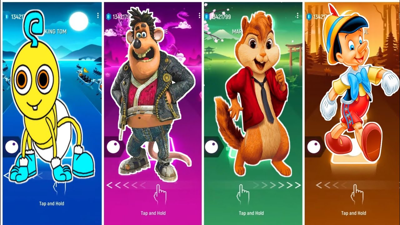 Baby Long Legs🆚Flushed Away🆚Alvin and the Chipmunks🆚Pinocchio ️Who is ...