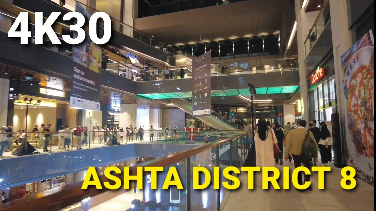4K30 WALK THROUGH NEW SHOPPING MALL ASHTA DISTRICT 8 SCBD JAKARTA ...