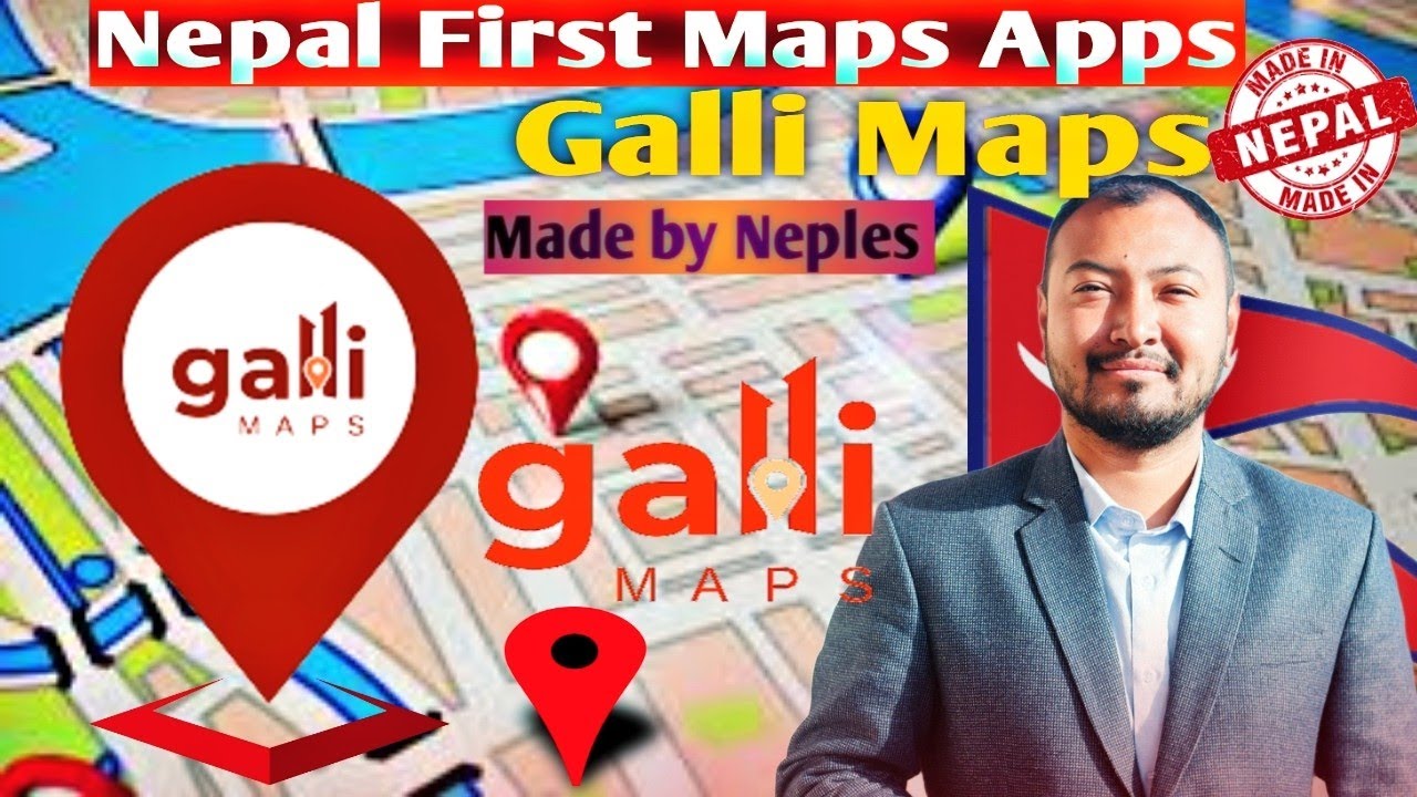 Nepal first maps apps /Galli maps / made in nepal apps with best features -galli maps - YouTube