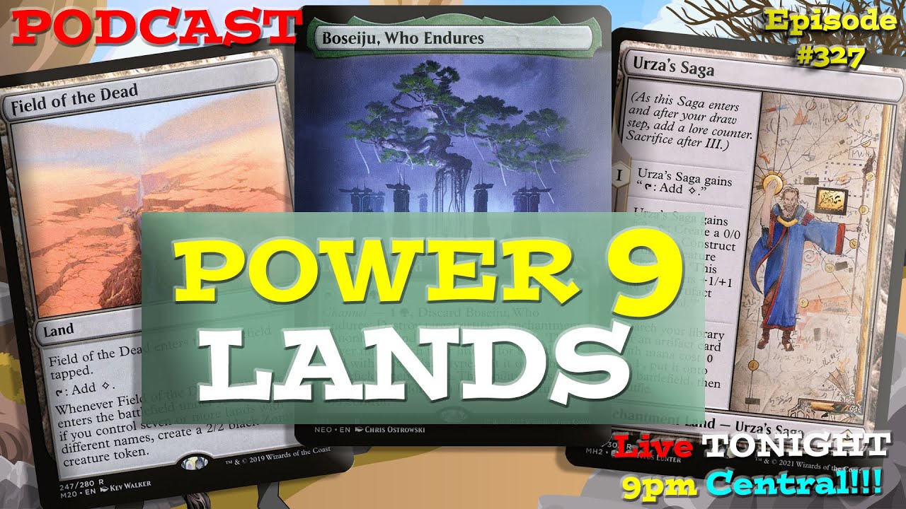🚨 LIVE 🚨 Power 9 LANDS! Best Lands in Commander! - #327 - YouTube