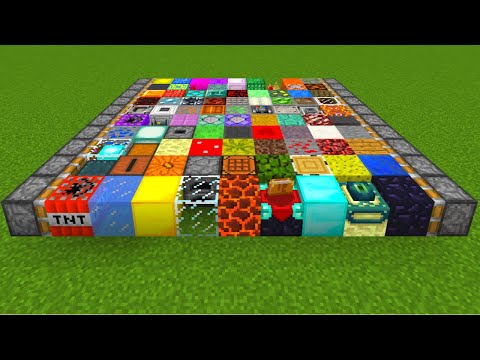 minecraft blocks x100 = ??? - YouTube