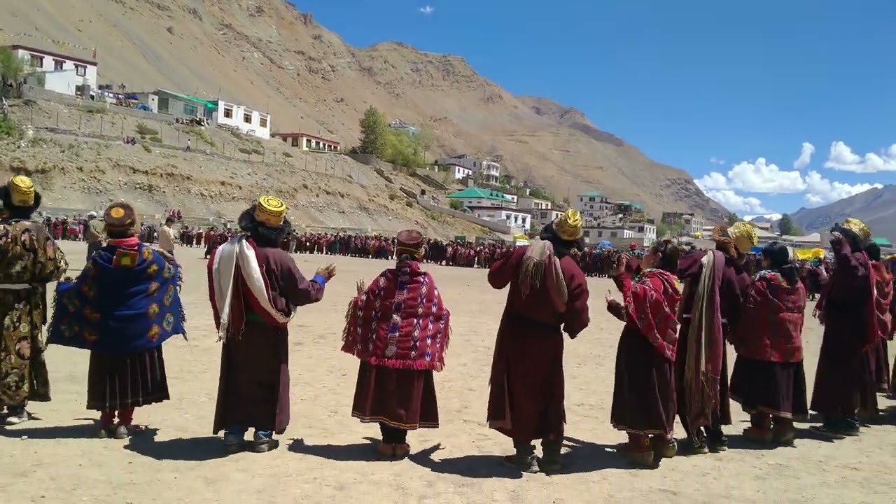 traditional dance spiti ladarcha festival - YouTube