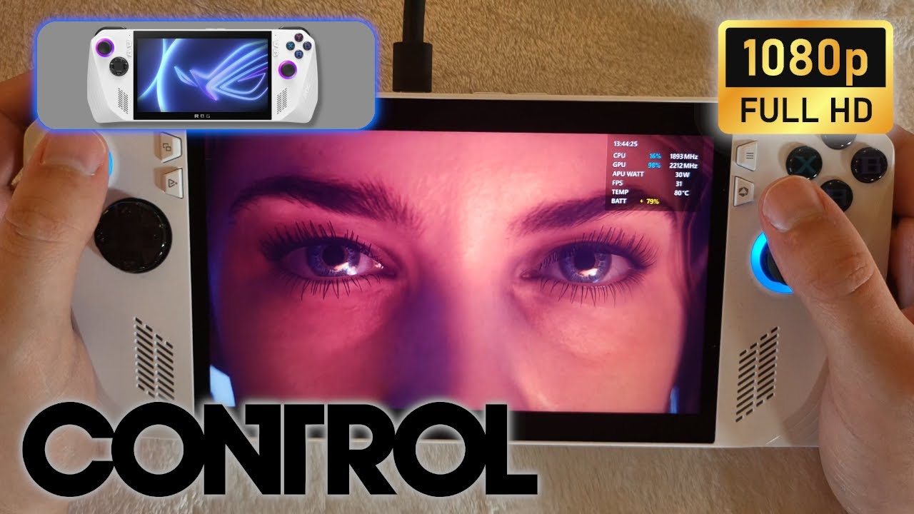 ASUS ROG Ally | Control | 1080p | Medium settings - YouTube