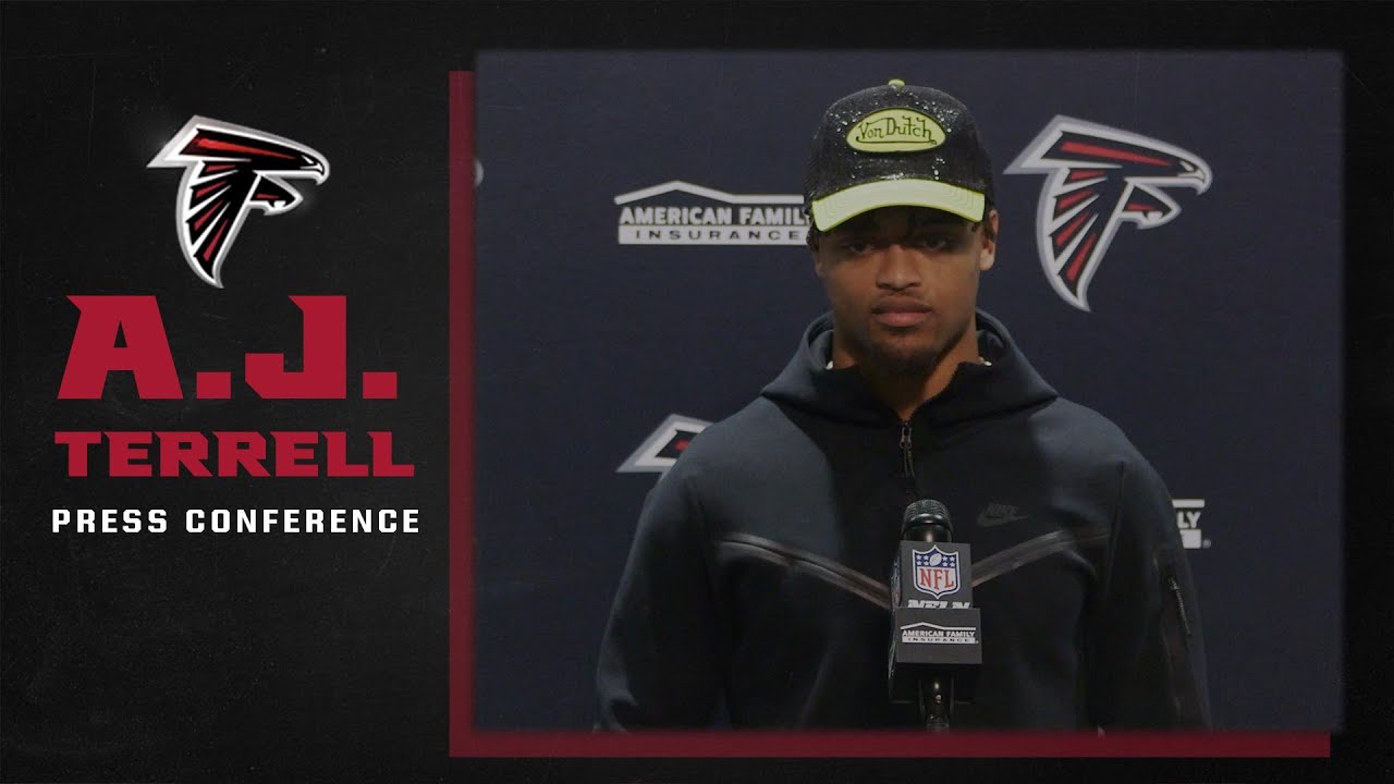 A.J. Terrell post game press conference | Atlanta Falcons - YouTube