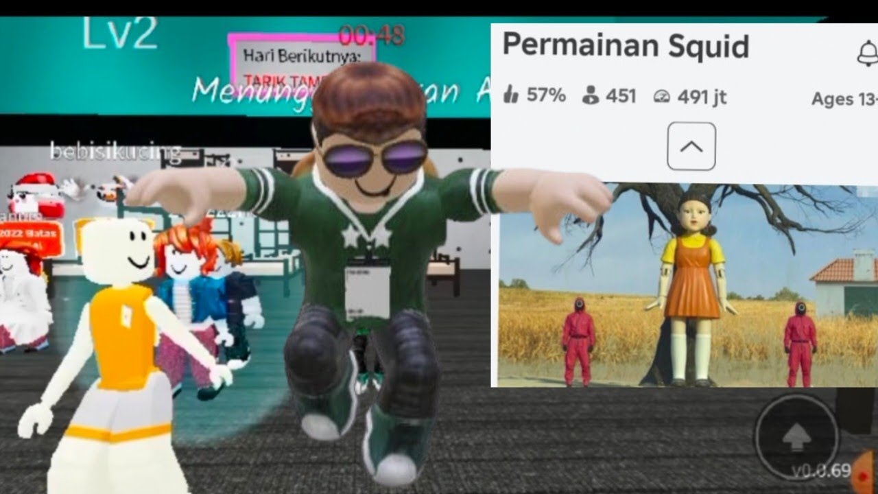 MAIN MAP SQUID GAME TERJATUHHHH GAES‼️ - YouTube