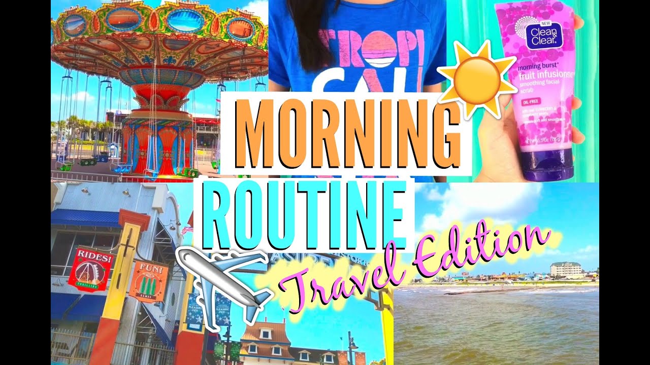 My Morning Routine - Travel Edition! //EliseLife - YouTube