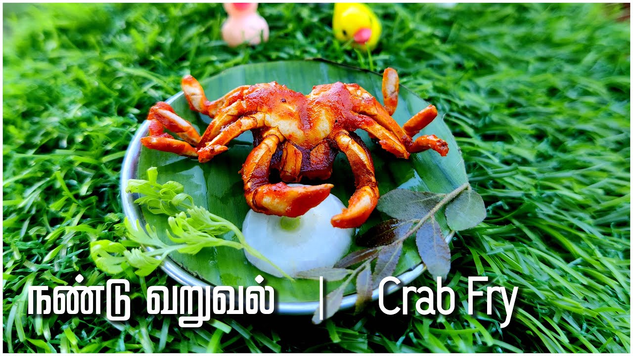 Crab Fry | Nandu Varuval | Miniature Cooking | Full Crab fry | Yummy ...