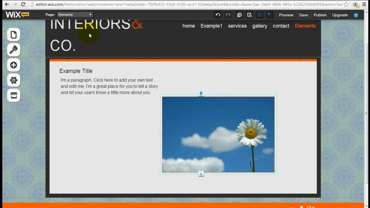 Wix Review & Tutorial - How to Use Wix Image Element (by www ...