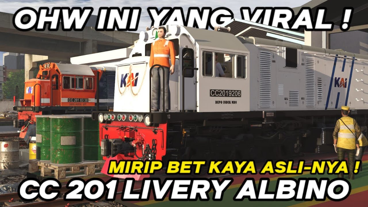 [REVIEW] Addons Lokomotif Yang Lagi Viral CC 201 92 06 MDN Livery ...