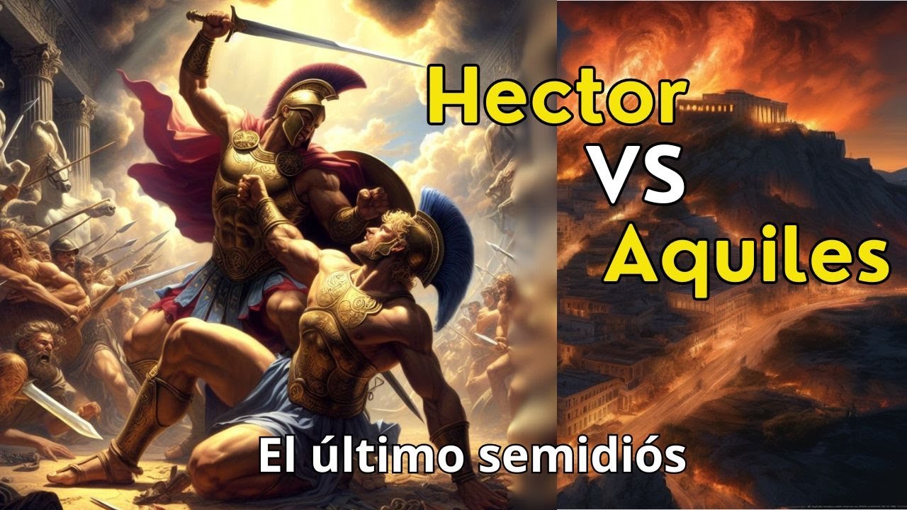 Épica BATALLA de Aquiles y Héctor: Un DUELO que CAMBIÓ la HISTORIA - YouTube