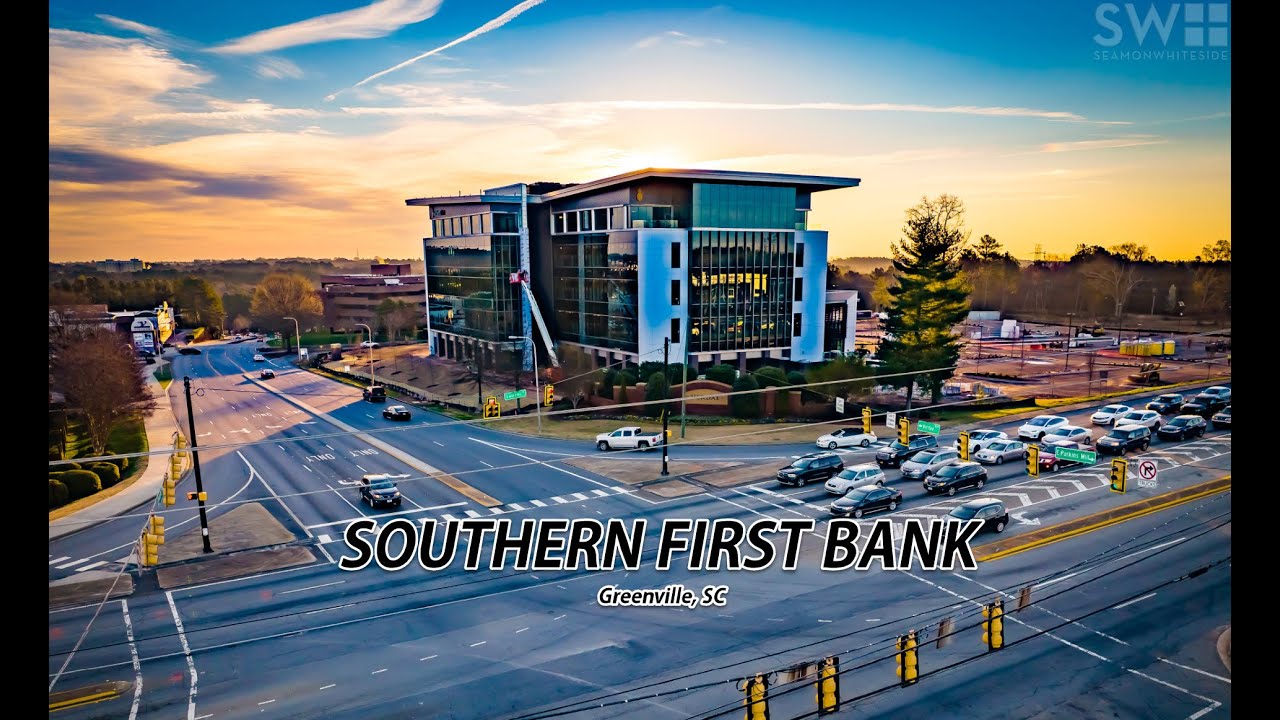 Southern First Bank headquarters in Greenville, SC - YouTube