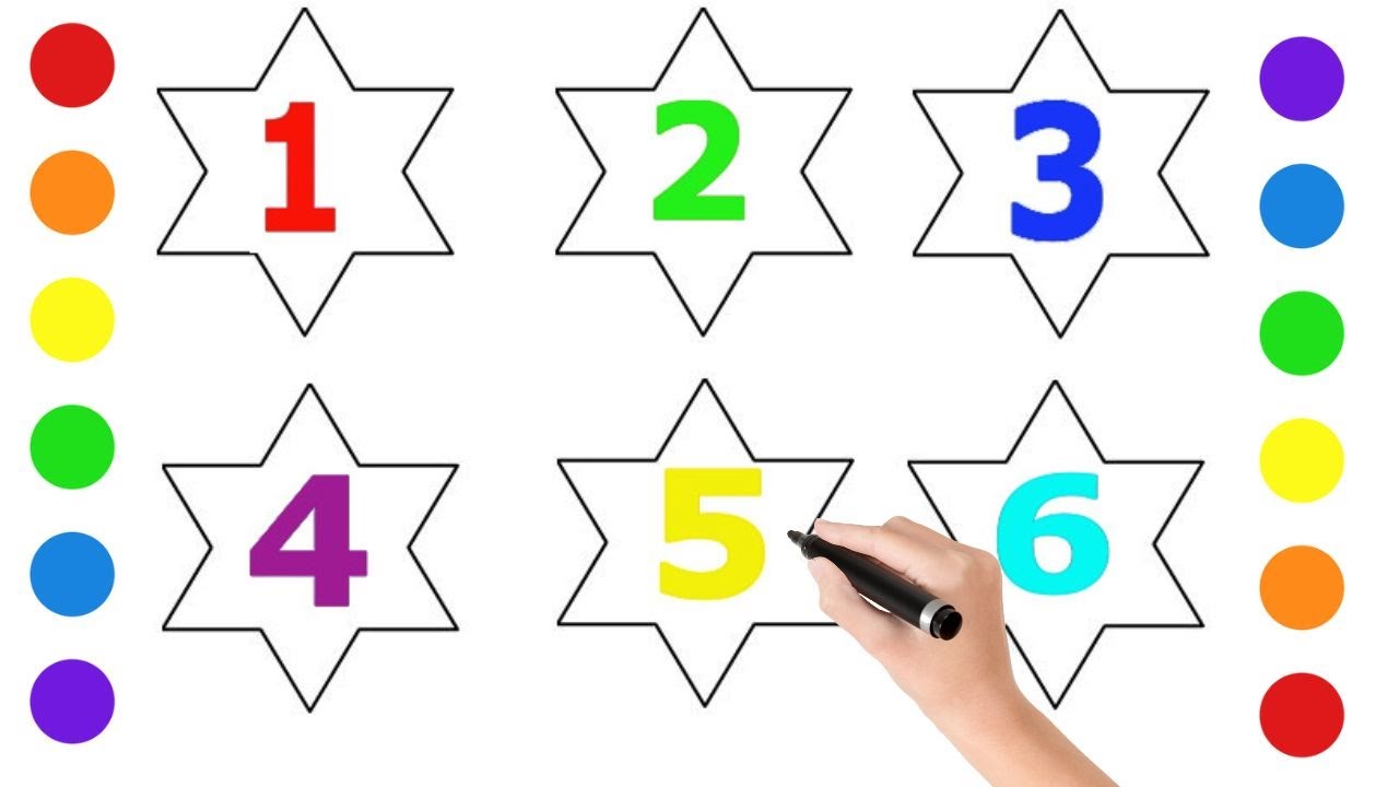 12345 learning for kids | Counting Numbers | Learn Colors Name ...