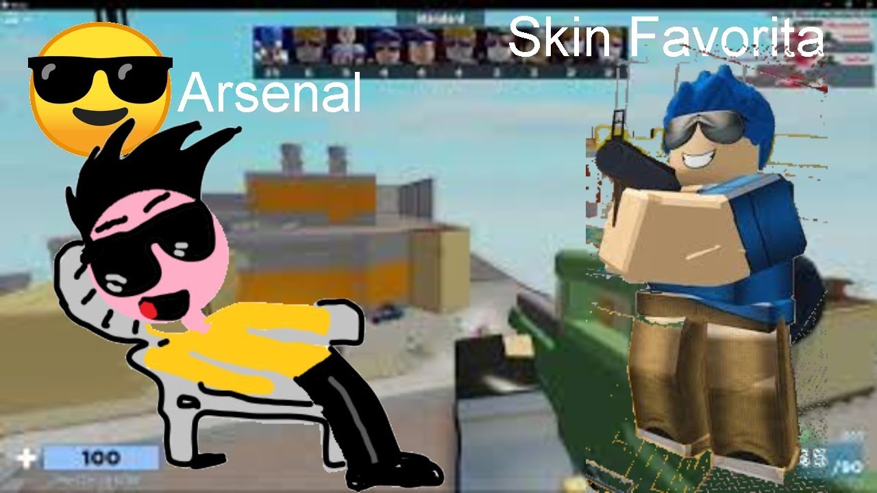 Arsenal con mi skin favorita!!!😎l SonderGame27 l Roblox - YouTube