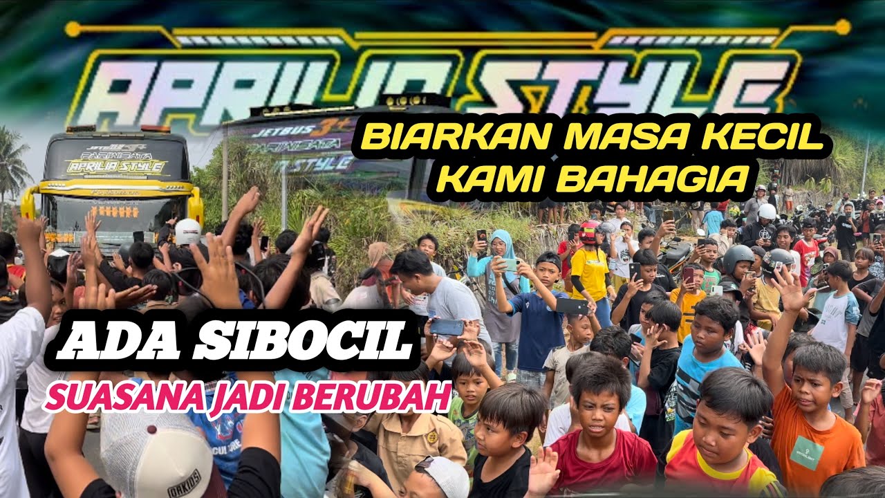 BUS ARTIS APRILIA STYLE GUNCANG DENGAN MODUL TERBARUNYA‼️‼️ - YouTube