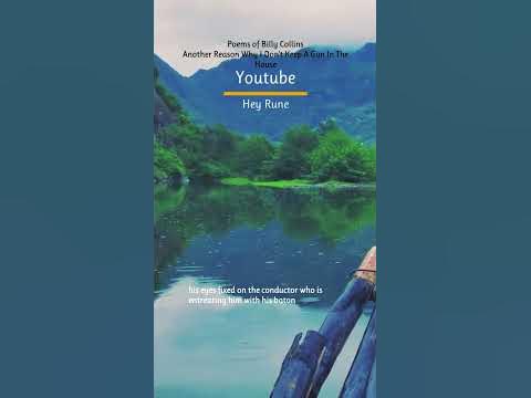 Poems of Billy Collins Another Reason Why I Don't Keep A Gun In The ...