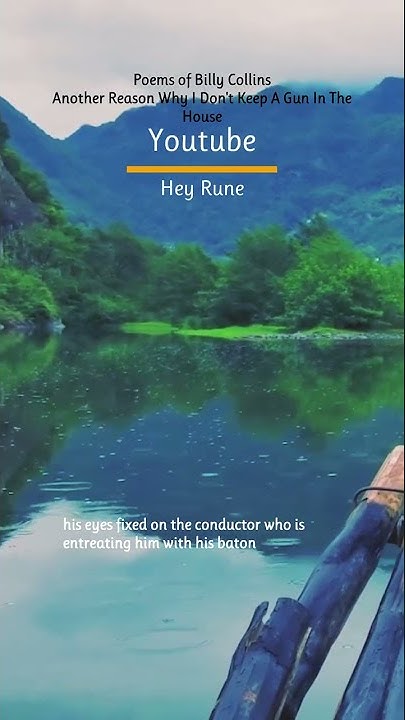 Poems of Billy Collins Another Reason Why I Don't Keep A Gun In The ...