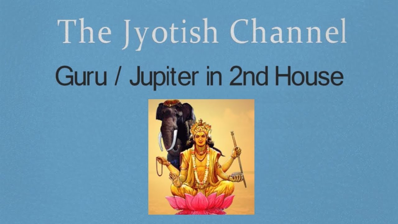 Jupiter in 2nd House, Jupiter in Vedic Astrology | From Jyotish ...