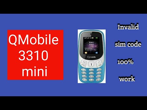 qmobile q3310 mini imei repair code - YouTube