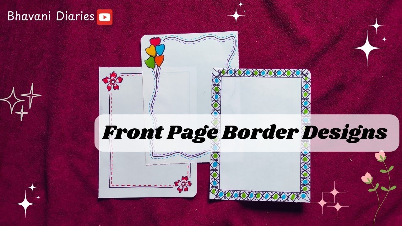 Border Designs | Front Page Designs | Cover Page Design | Assignment ...