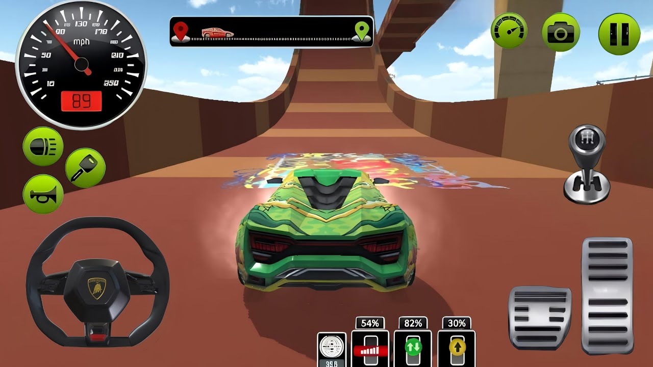 Super Crazy Mega Ramps Ultimate Stunt || Heavy Driving In Mega Ramps ...