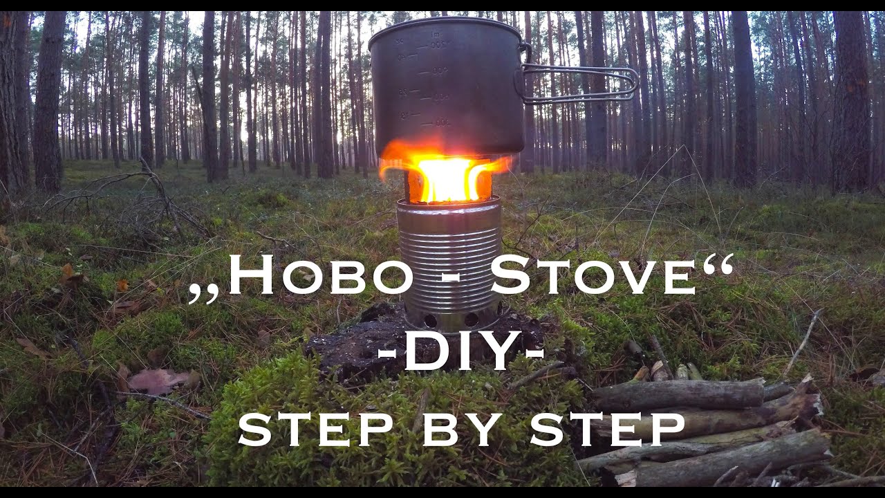 DIY Hobo Stove-Turn 3 Cans into a Low-Smoke Camping Stove! ♻️🔥 - YouTube