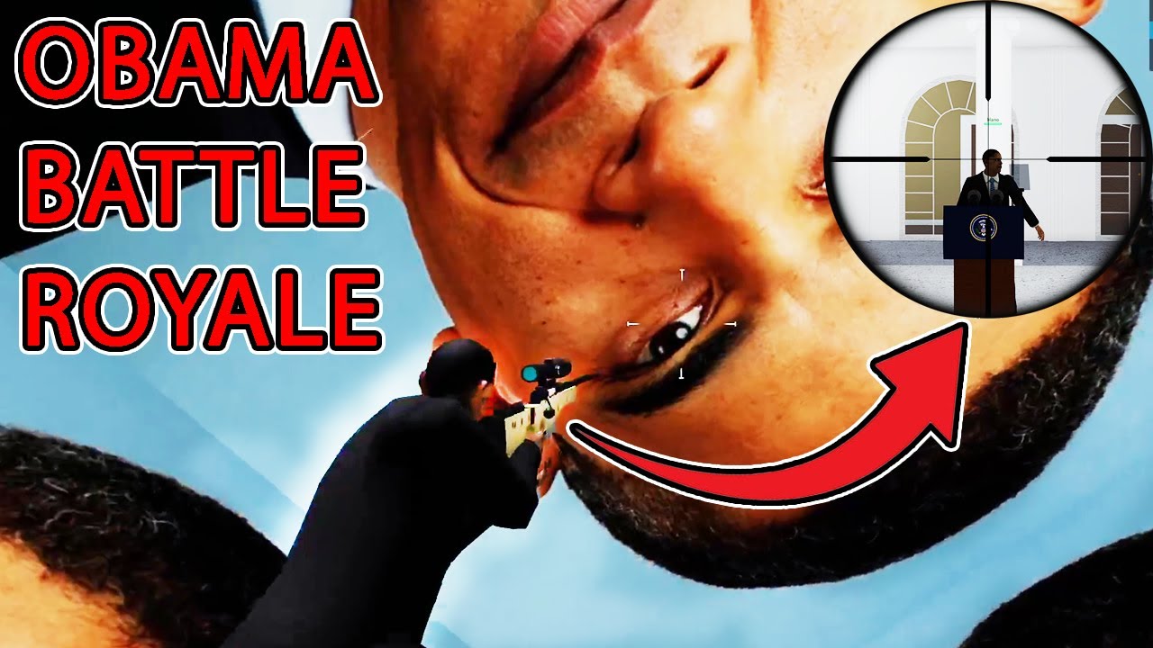 This Game Is Just Obama Battle Royale (Roblox Funny Moments) - YouTube
