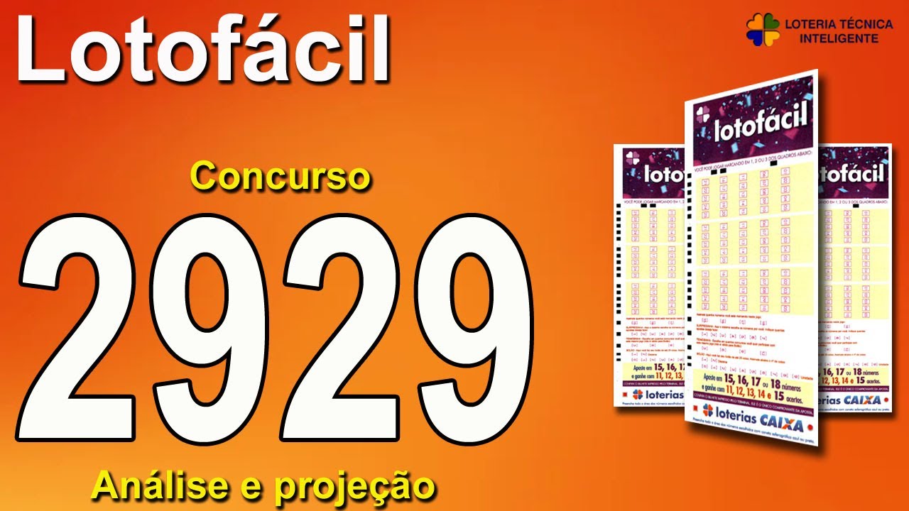 ANÁLISE E PROJEÇÃO PARA O CONCURSO 2929 DA LOTOFÁCIL - YouTube
