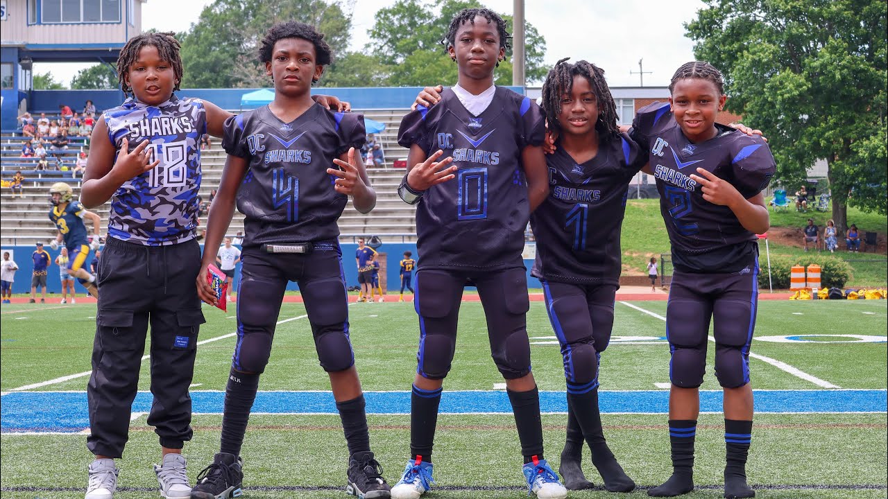NC Youth Football (10U): QC Sharks Vs. Junior Huskies Highlights ~ 6/7 ...