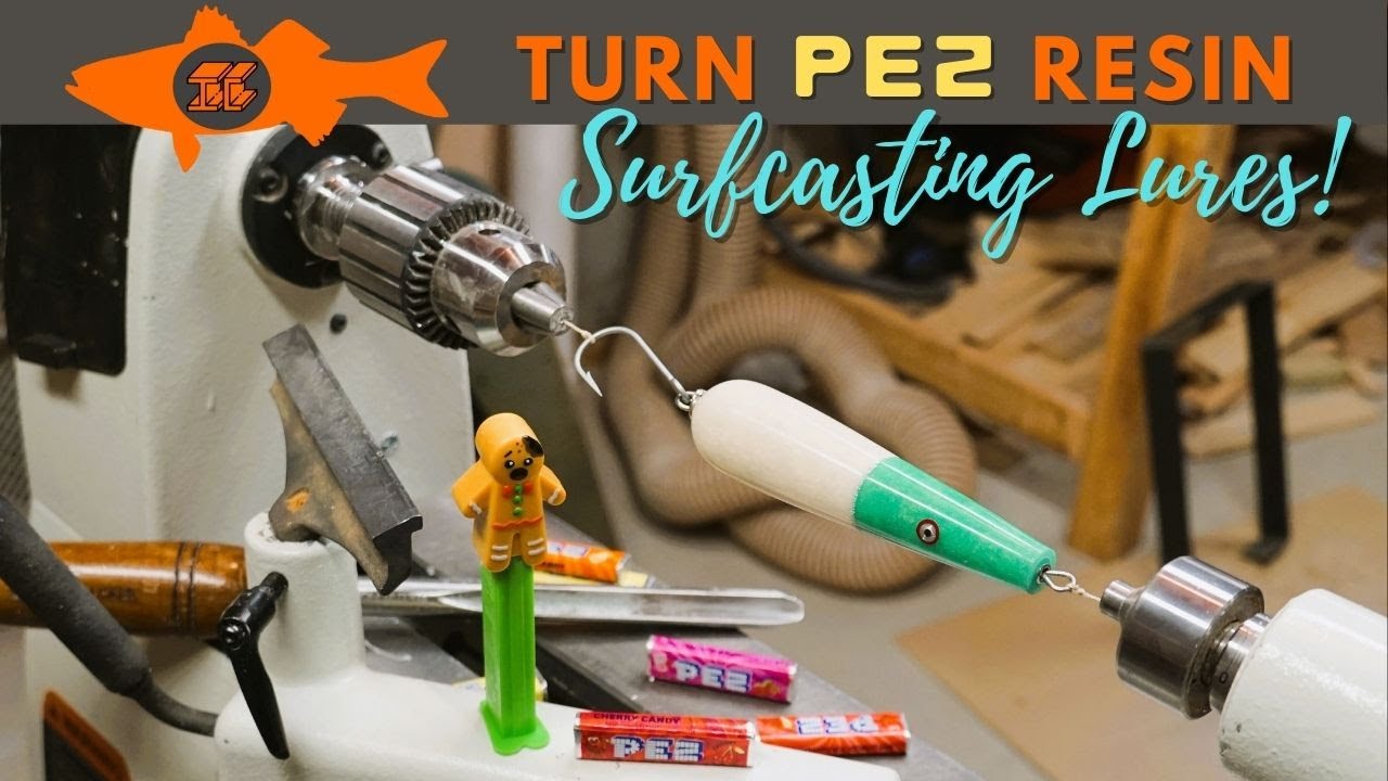 Woodturning Basics: Make a Saltwater Epoxy Resin Fishing Lure - YouTube